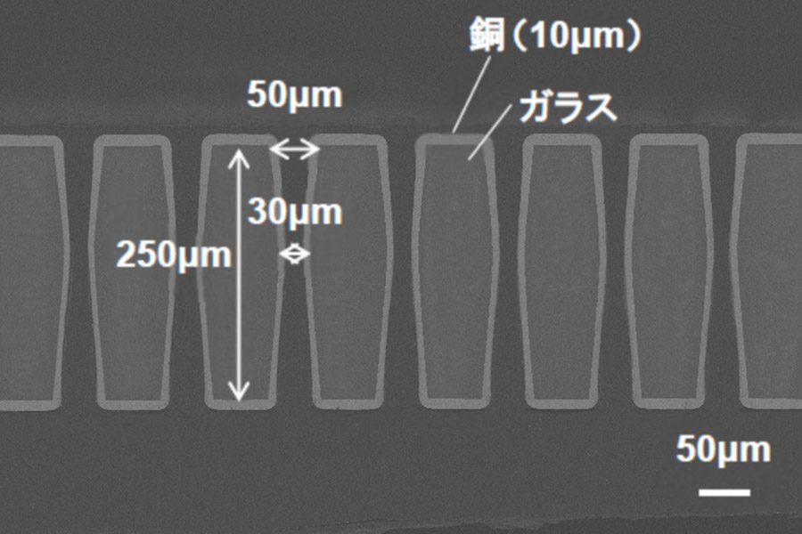 TGV 微細電極技術 - EBINAX株式会社